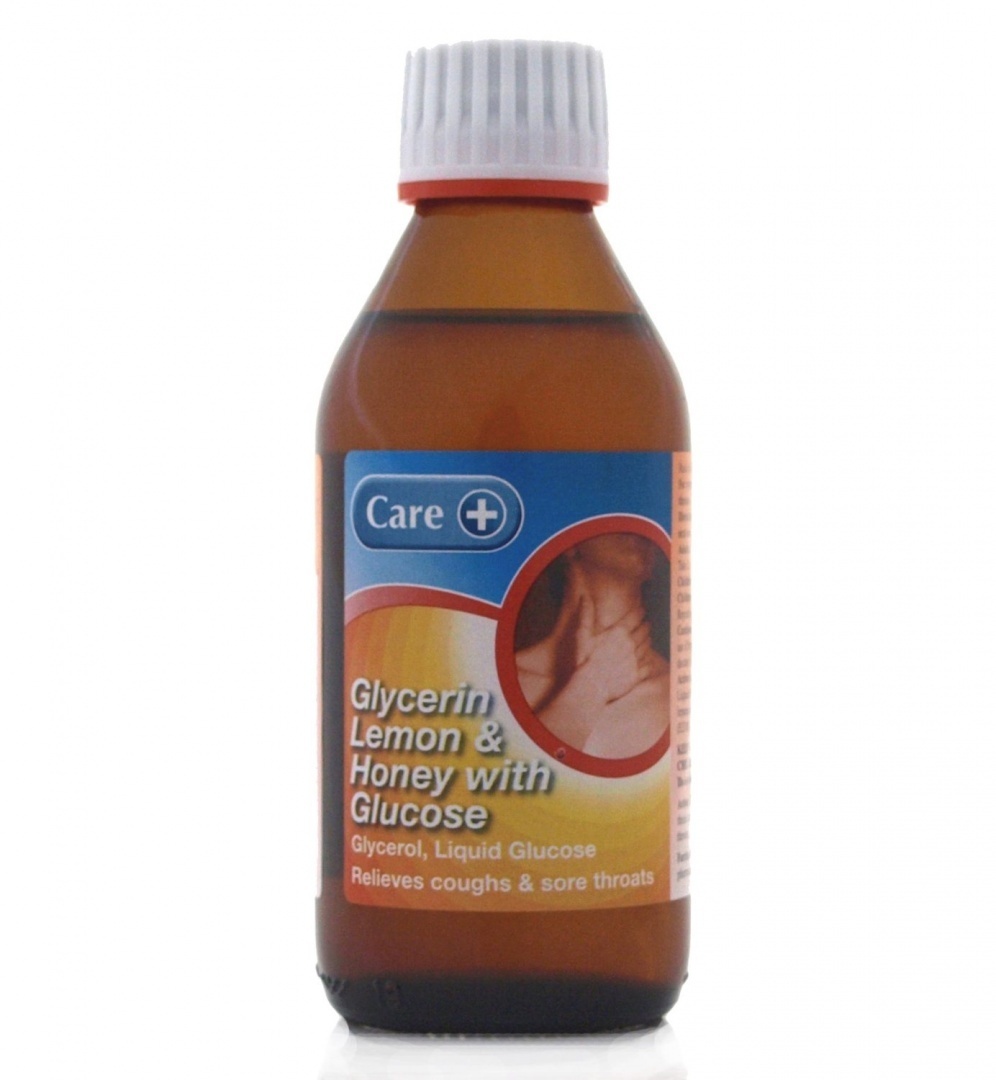 Care Glycerin Lemon and Honey with Glucose Oral Solution - 200ml - VSM ...