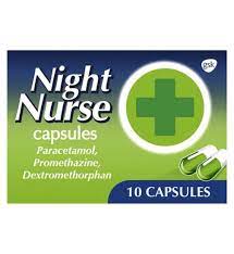 Night Nurse Capsules - 10 - VSM Pharmacy