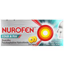 Nurofen Non Drowsy Cold and Flu Tablets - 24 - VSM Pharmacy
