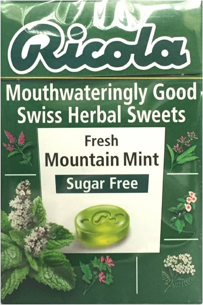 Ricola Fresh Mountain Mint Sugar Free Lozenges - 45g - VSM Pharmacy